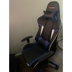 Goplus Ergonomic Massage Gaming Chair with Headrest & Dual Lumbar ...