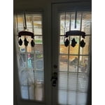 TSV 12 Inch Metal Wreath Door Hanger, 2 Pack White for Outdoor Xmas ...