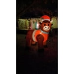 Airblown Inflatables Scotland Cow Christmas Décor Inflatable, 6.5 ft ...