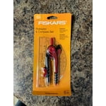 Fiskars Compass and Protractor Set, Durable, Easy Measurements ...