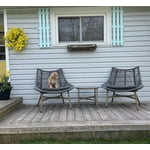 HOMETRENDS Skyler 3-Piece Patio Chat Set - Black - Walmart.ca