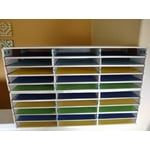 Classroom Keepers 15-Slot Construction Paper Storage Organizer ...