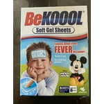 BeKoool Cooling Gel Sheets for Kids, Fever Discomfort Relief, 6 Count ...