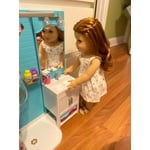 My Life As Bathroom Play Set with Shower and Light-up Vanity for 18 ...