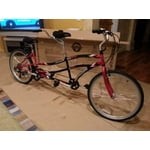 Kent 26" Northwoods 21-Speed Dual Drive Tandem Adult's Bike, Red/Black ...