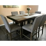 Ashley Moriville Extendable Counter Height Dining Table in Brown ...
