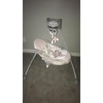 Ingenuity InLighten Infant Motorized Electric Baby Swing with Plush ...