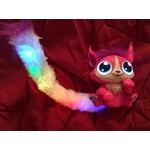 Lil' Gleemerz Interactive Light-Up Toy, Pink Furry Friend with LED Tail ...