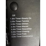 Holiday Time 8-Function LED Ultra-Slim Wire Light Set, Multi, 100 Count ...