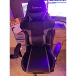 Goplus Wide Ergonomic Reclining Gaming Chair with Rolling Lumbar ...
