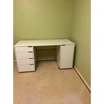 South Shore Portable Crea Sewing Craft Table with Storage Drawers on ...