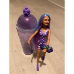 Barbie Pop Reveal Doll, Grape Fizz Series with 8 Fruity Sensory ...
