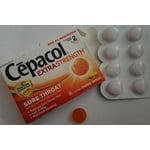 Cepacol Maximum Strength Throat Drop Lozenges, Cherry, 16 Count HSA/FSA ...