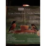 Birds Choice Oriole-Fest 12-Ounce Oriole Feeder, Orange, Hanging ...