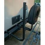 Camco Rhino Camper/RV Bumper Mount Tote Tank Holder | Powder-Coated ...