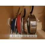 Mainstays White Wire Organization Rack-Use Vertical or Horizontal ...