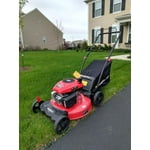 PowerSmart 21" 3-in-1 170cc with Steel Deck Gasoline Push Lawn Mower ...
