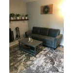 Lifestyle Solutions Alexa Sofa with Rolled Arms, Brown Fabric - Walmart.com