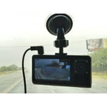 onn. Dual Dash Cam with Ultra-Wide Angle Lens, 3" LCD Screen,1080P ...