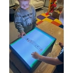 Battat Shine Bright Plastic Lightbox 60 Shapes 3 Transparency Sheets ...