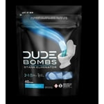 Dude Bombs 2 in 1 Air Freshener and Toilet Bowl Cleaner Blue Blasst 40 ...