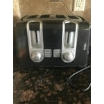 Black & Decker 4-Slice Toaster, Extra Wide Slots, Bagel & Frozen ...