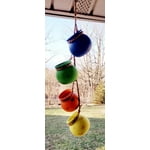 Summerfield Terrace Terra Cotta Dangling Pots, Colorful Garden Decor ...