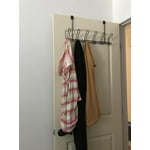 Mainstays Classico Over-The-Door Coat Rack with 6 Hooks, Bronze, Metal ...