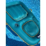 Aqua Leisure Campania Convertible 2 in 1 Pool Float Lounge Caddy, Teal ...