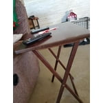 Mainstays Indoor Single Folding TV Tray Table Set of 2 in Walnut L19 x ...