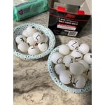 Penn 40mm 1-Star White Table Tennis Balls; Box of 36 Official ...