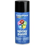 ColorPlace Gloss Spray Paint, Black - Walmart.com