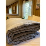 Better Homes & Gardens 3-Piece Blue Waffle Stripe Comforter Set, Adult ...