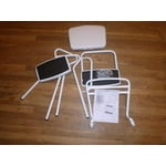 COSCO Stylaire Retro Multi-use Chair for Adults, Kitchen & Bar Flip-up ...