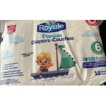 Royale Premium Diapers, Super Pack, Disposable Baby Diapers, Size ...