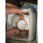 Fossil Women's Virginia Three-Hand Day-Date, Rose Gold-Tone Stainless ...