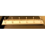 Mainstays 6-Hook 27 In. Hook Board With 45 Lb Working Capacity, White ...