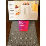 Mainstays 2-Slice Toaster with 6 Shade Settings and Removable Crumb ...