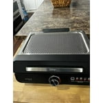Ninja Sizzle GR100 Smokeless Indoor Kitchen Grill with Nonstick Grill ...