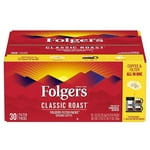 Folgers Filter Packs Coffee, Classic Roast .9 oz. packs, 30 ct ...