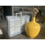 "Lifewit Acid-Free Photo Storage Box, 4"" x 6"" Clear Plastic Case with ...