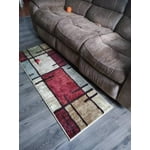 Better Homes & Gardens Spice Grid Indoor Area Rug, Red, 5' x 7 ...