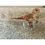 Jurassic World Amber Collection Tiger Velociraptor 6 inch Action Figure ...
