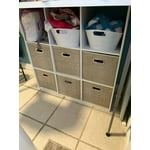 Mainstays 11" 9-Cube Storage Organizer, Warm Walnut - Walmart.com