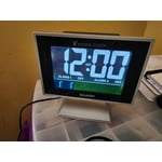 Sharp Digital Atomic Alarm Clock with Color Display, Calendar, Day of ...