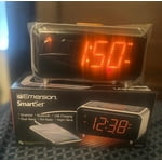 Emerson SmartSet Dual Alarm Clock Radio with Bluetooth Speaker and 1.4 ...