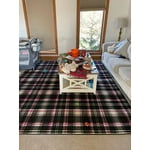 Red Farmhouse Plaid Area Rug by Pinewood Grove - Walmart.com