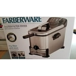 Farberware 3-Liter Filter Fryer, Stainless Steel - Walmart.com ...