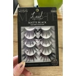 KISS Lash Couture Matte Black Faux Mink Eyelashes Multipack, Matte ...