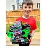 Monster Jam Grave Digger Trax All-Terrain RC Car Truck with Controller ...